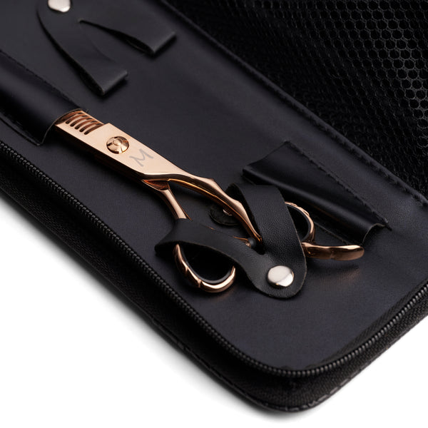 Ergo Diamond Rose Gold Thinning Scissors - Scissor Tech UK